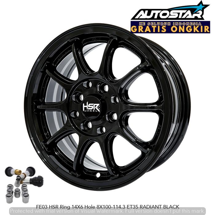 Jual velg mobil wuling air ev sirion avega brio avanza soluna starlet ...