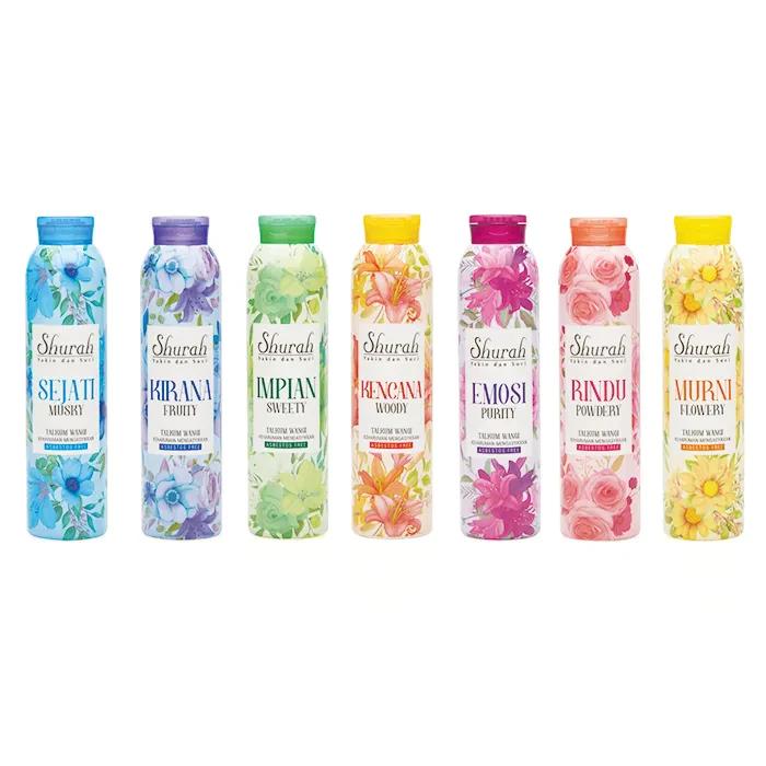 Shurah Talkum Wangi Body Powder Pelindung UV 100g Body Care Deodorants ...