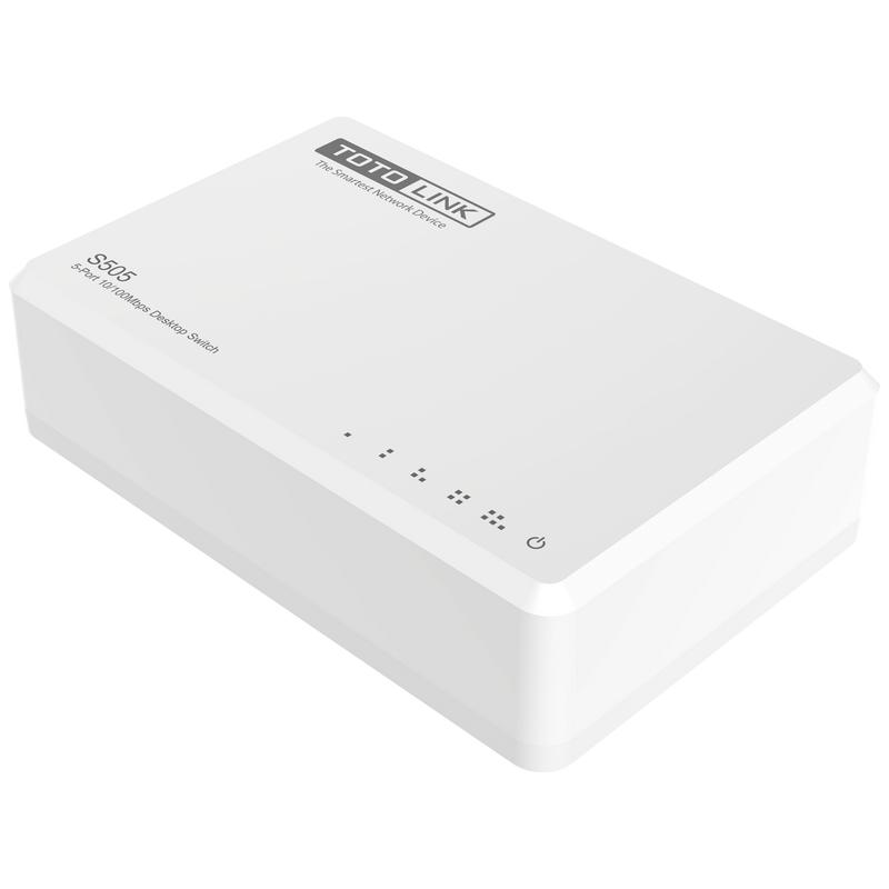 TOTOLINK S505 Switch Hub 5Port 10/100Mbps Fast Ethernet - Shop | Tokopedia
