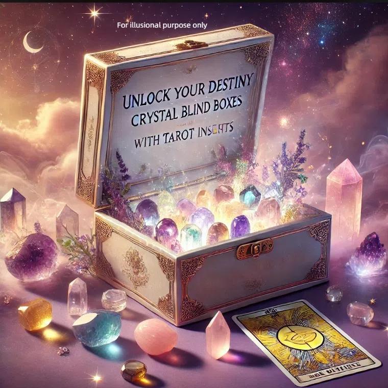 Mystery Tarot & Crystal Blind BoxYour Magical Stones & Spiritual ...