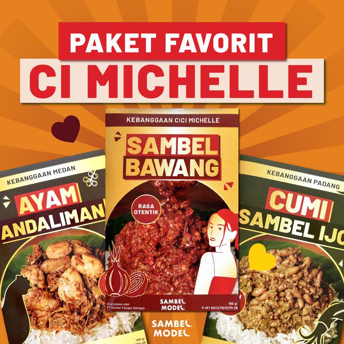 Jual Sambel Model [KEMASAN BARU] - Paket Favorite Ci Michelle - Sambel ...