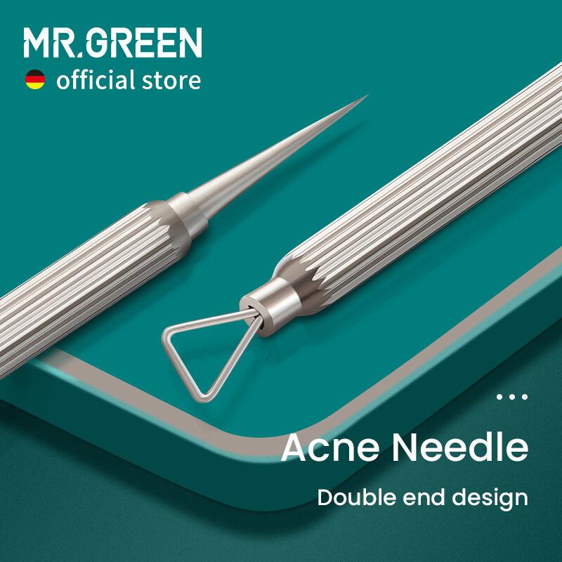 MR.GREEN Acne Removal Needle Double-End Blackhead Remover Professional ...