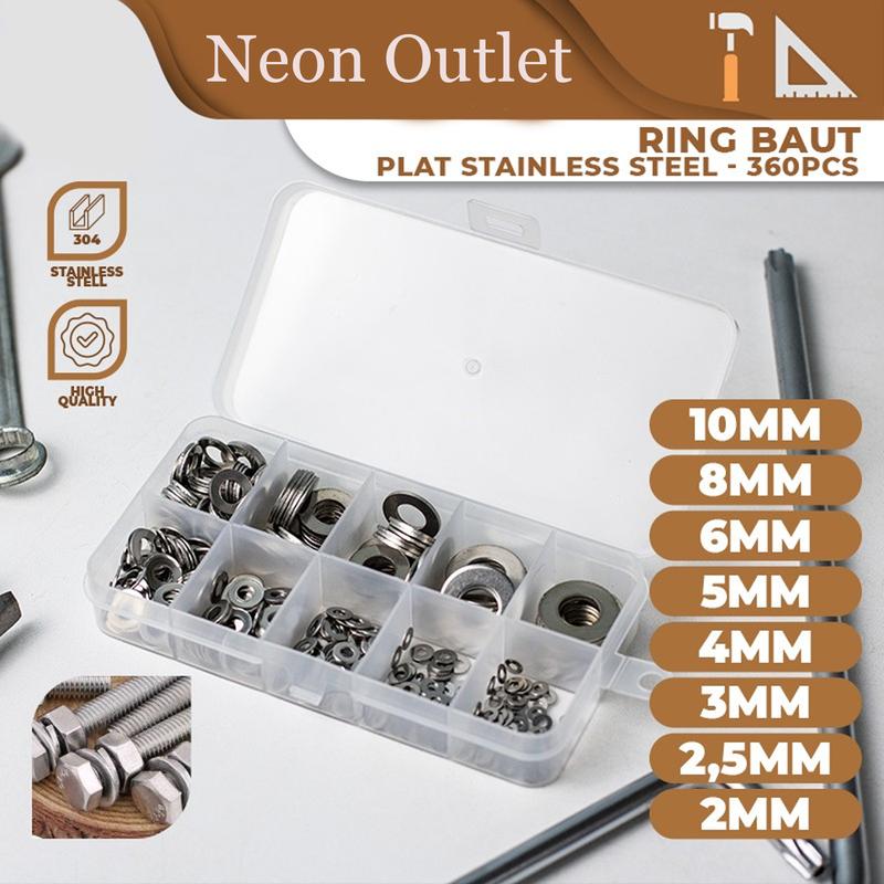 Ring Baut Set Oli-Ring Stainless - Ring Plat Washer 2 - 10mm - Shop ...