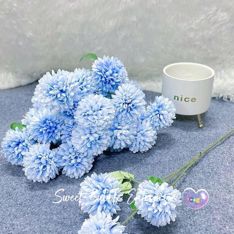 Artificial Dandelion Flowers for Decor Wedding Bunga Ping Pong ...