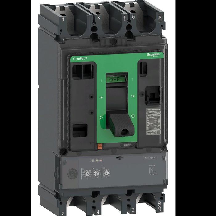 Jual mccb breaker schneider nsx400n 3p 400a mccb schneider nsx 400a ...