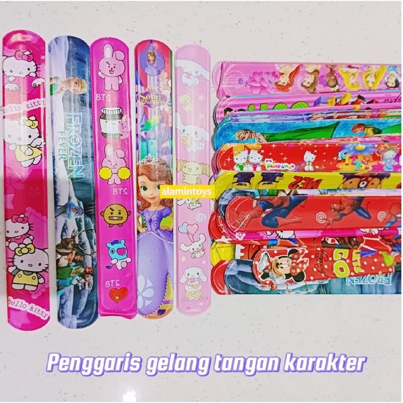 Mainan 20pcs penggaris gelang tangan karakter - Shop | Tokopedia