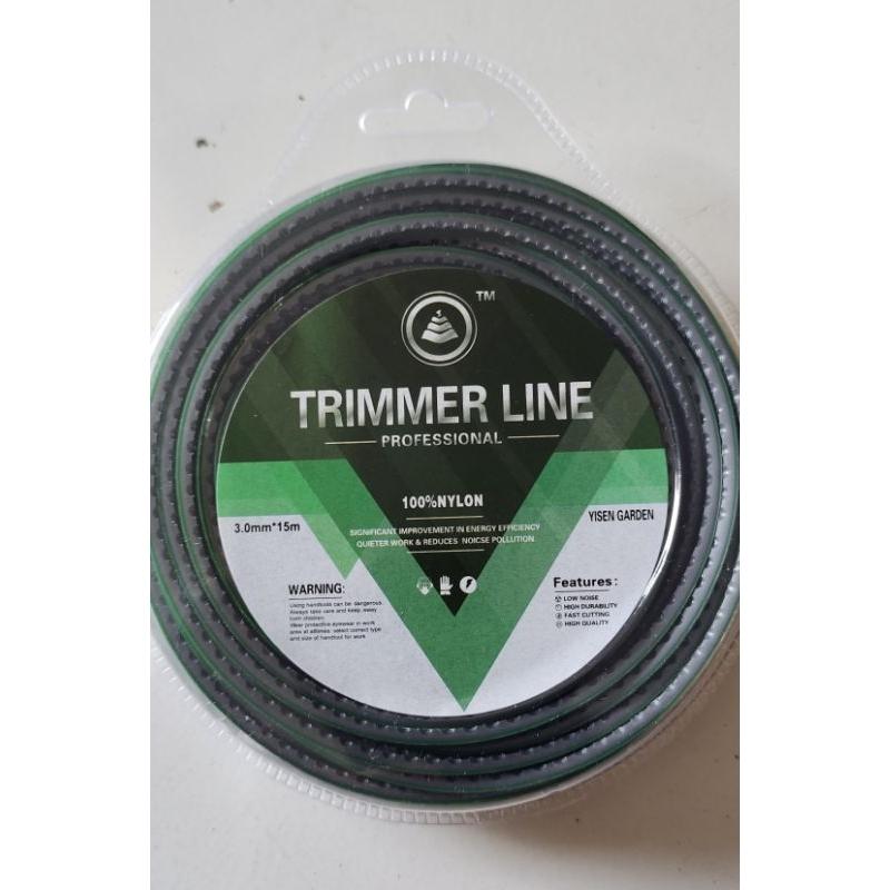 senar mesin potong rumput 3mm x15 meter model gerigi - Shop | Tokopedia