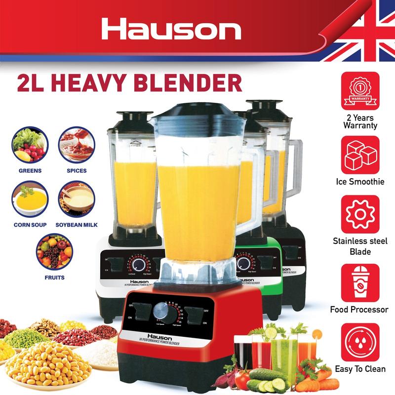 Hauson Pengisar Tugas Berat 2L – Mesin Blender Berkuasa Tinggi - TikTok ...