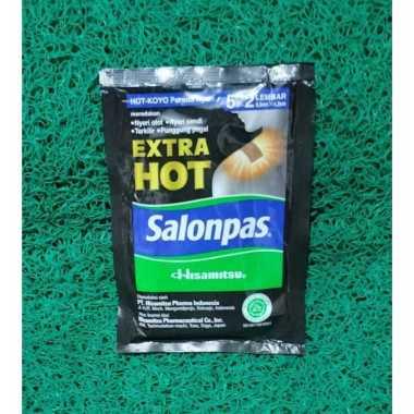 Per sachet Salonpas Plaster Koyo Hangat Panas Dan Extra Panas Atasi ...