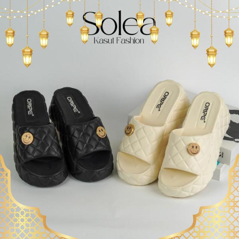 Solea Smile Women Wedges Sandal Comfort Perempuan Wedges Wanita ...