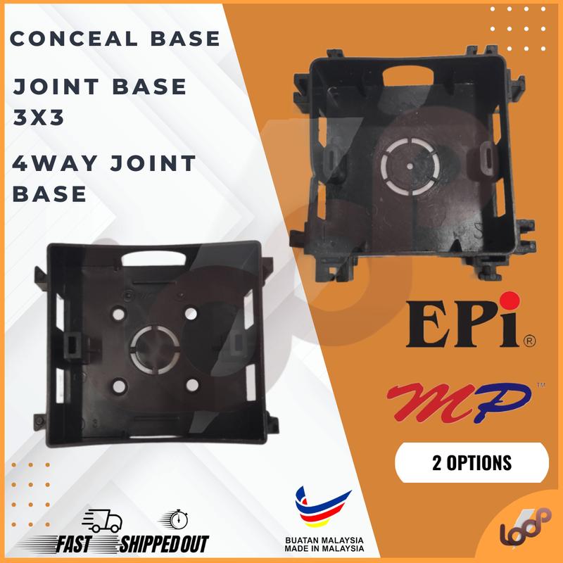 CONCEAL JOINT BASE 3X3 / 4WAY CONCEAL JOINT BASE (MEDIUM - HEAVY ...