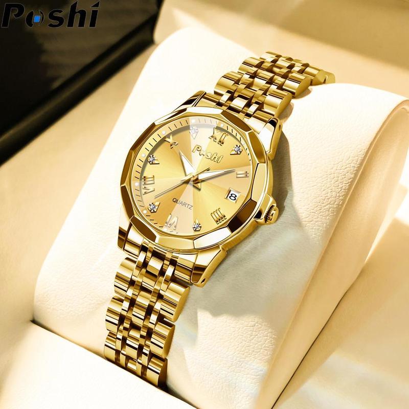 POSHI Watch for Women Fashion Casual Elegant Waterproof Watches ...
