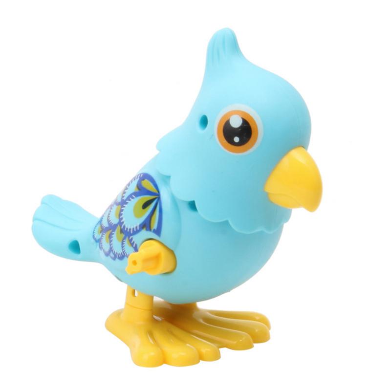 bsiden Wind-Up Toy Interesting Plastic Children Parrot Toy Cartoon ...