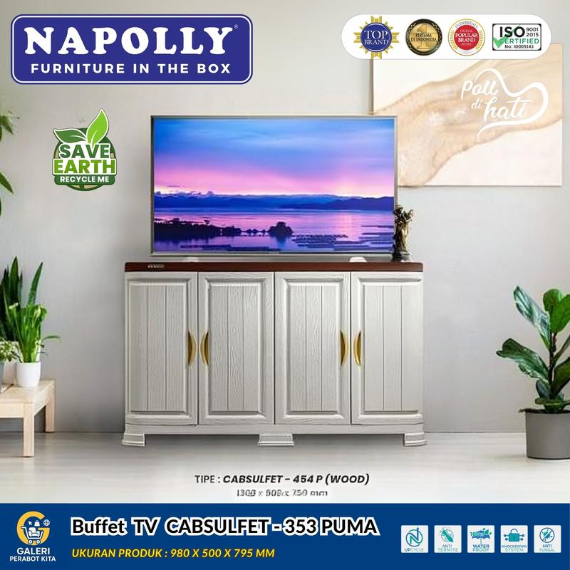 Napolly Lemari Buffet TV CABSULFET - 454 PUMA Wood Plastik Furniture ...