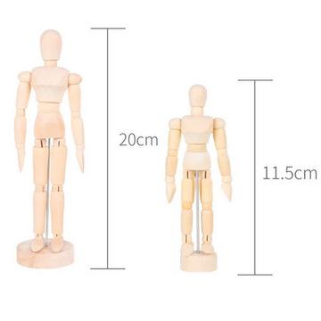 Action Figure Wooden Human Figure Artists Manekin / Patung Kayu - Shop ...