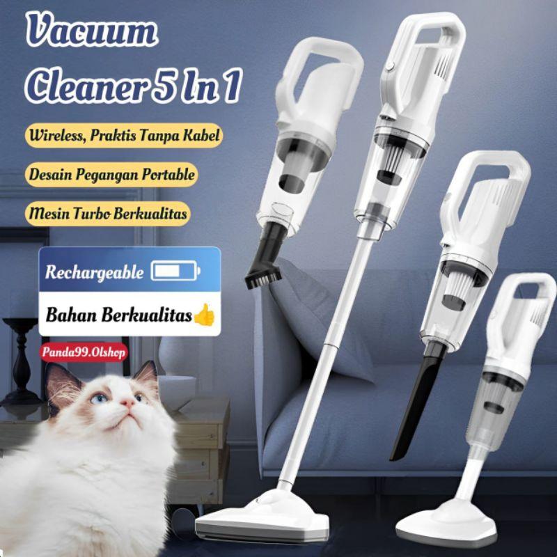 Vacuum Cleaner Pentedot Debu 5 In 1 Wireless Tanpa Kabel Portable ...