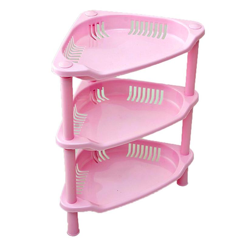 Plastic kitchen bathroom shelf storage racks holder DIY - TikTok Shop ...