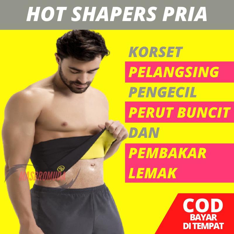 Korset Pengecil Perut Buncit Pelangsing Pria Pembakar Lemak Neotex Hot ...