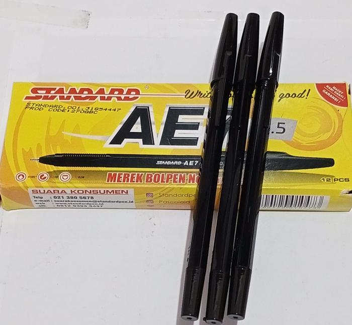 Jual Pulpen Standard AE7 1 Pack [12Pcs] Pen Standar 1 Pack - Jakarta ...