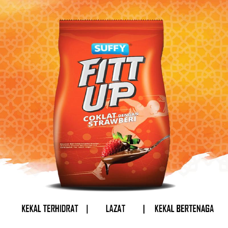 Suffy Fitt Up Minuman Coklat Strawberi (900g) - TikTok Shop Malaysia