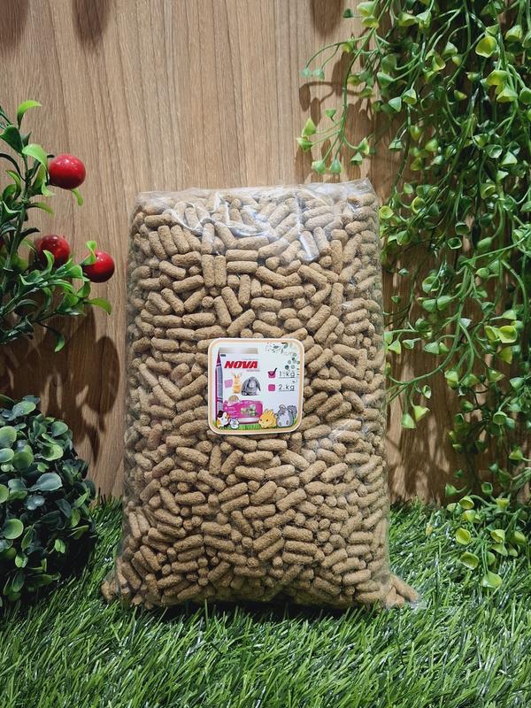 pakan pelet kelinci marmut Nova rabbit repack 1kg - Shop | Tokopedia