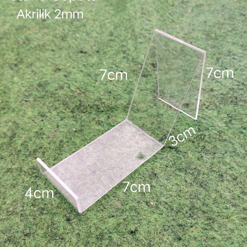 Stand sepatu akrilik transparant bening seserahan dan display - Shop ...