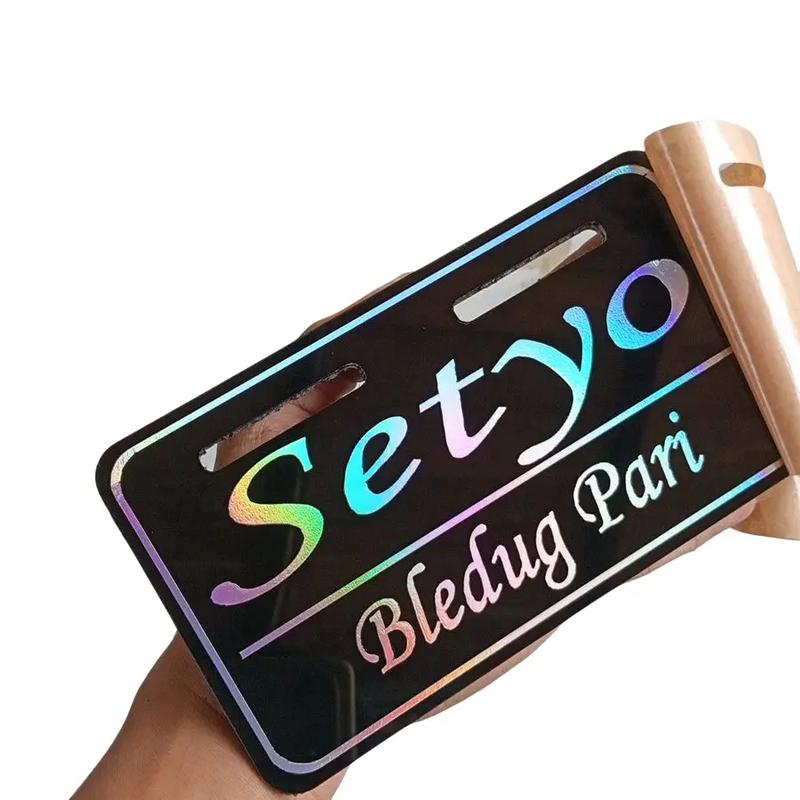 Plat sepeda listrik custom nama - Shop | Tokopedia