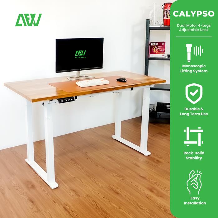 Promo All For Work Meja Elektrik CALYPSO Electric Adjustable Standing ...