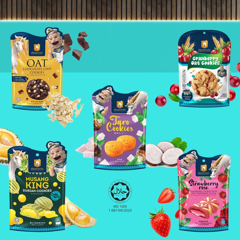 Big country pack 5 flavor cookies - TikTok Shop Malaysia