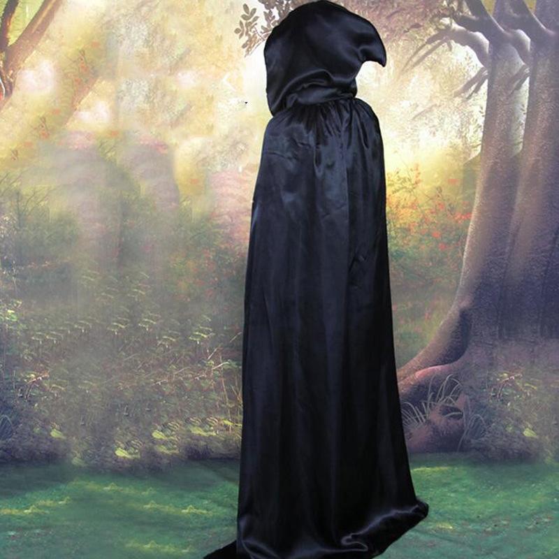 Halloween Cloak Cosplay Grim Reaper Vampire Witch Wizard Rob - TikTok ...