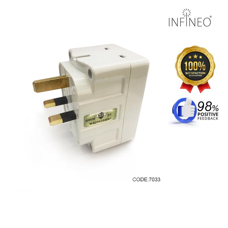 3-Way 13 Amp 3 Pin Plug Adapter – SIRIM Approved for Safe Use - TikTok ...