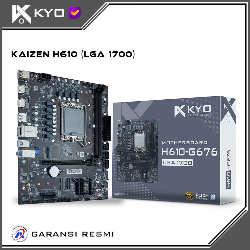 Motherboard KYO KAIZEN H610M Socket LGA1700 DDR4 Mobo H610 INTEL 1700 ...
