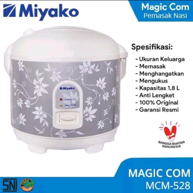 Miyako Magic com 1.8 liter MCM 528 - Shop | Tokopedia