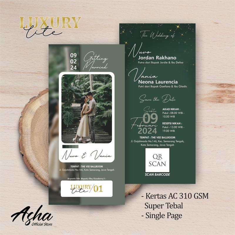 UNDANGAN PERNIKAHAN LUXURY LITE FULL COLOUR - UNDANGAN NIKAH - Shop ...