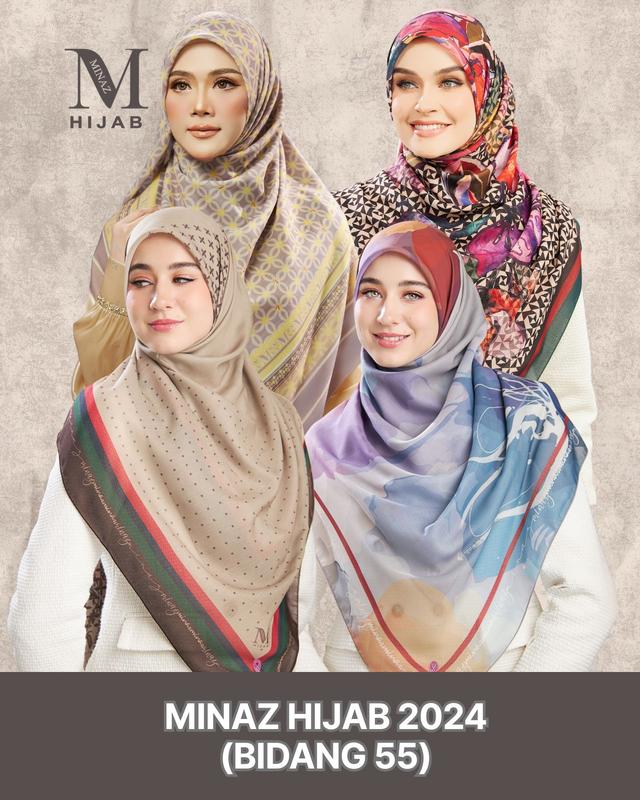 MINAZ HIJAB | PRINTED COTTON VOILE BAWAL BIDANG 55 (2024) - TikTok Shop ...