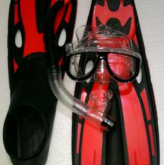 PAKET SNORKEL SEAL+ FIN KAKI KATAK WHALE - Shop | Tokopedia