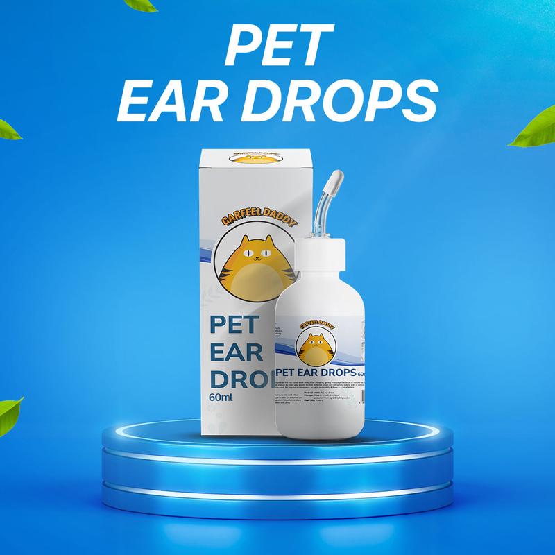 【Natural】[Garfeel Daddy] Pet Ear Drops Earwax Mites Control Anti ...
