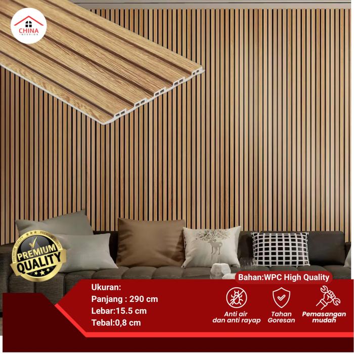 Promo Wall Panel PVC 16,8cmx290cm Tebal 8mm Dekorasi Dinding modern ...