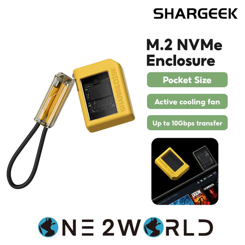 【Video】Shargeek Sharge Disk M.2 NVMe SSD Enclosure with Active - TikTok ...