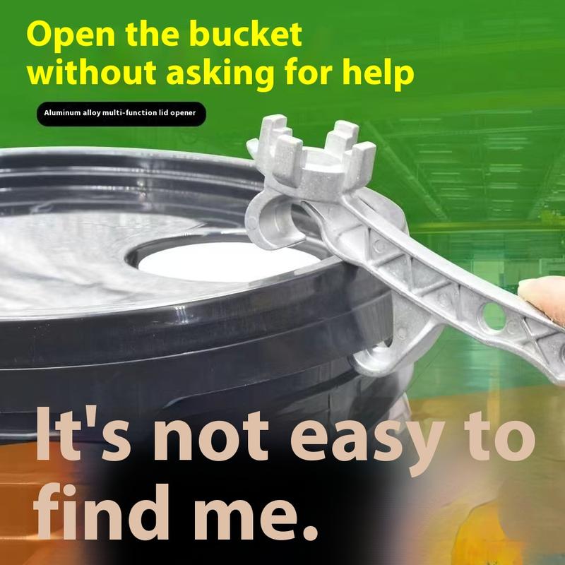 Multi functional bucket wrench for opening oil bucket lid wrench ...