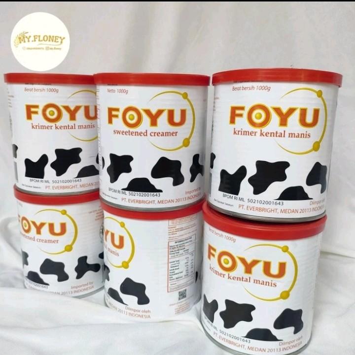 Foyu 1 Kg || Paket 6 Kaleng || Krimer Kental Manis Susu Creamer - Shop ...