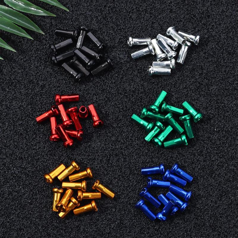 10/20/50pcs 6 Colors Bike Alloy Anodized Multicolor Wheel Spoke ...
