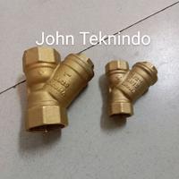 Jual Y Strainer Valve Brass Kuningan Ukuran 1-1/4" inch / Brass ...