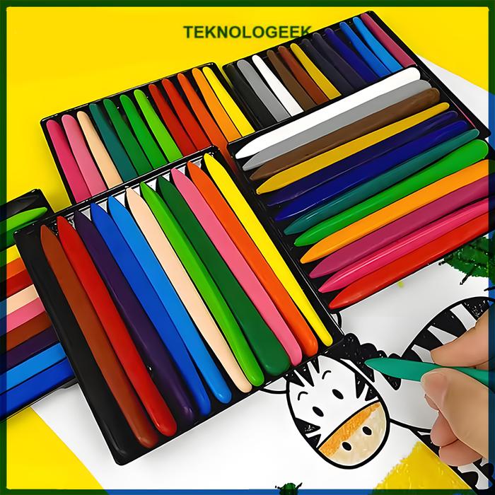 Promo HIGH QUALITY Crayon Lab Non Toxic Crayon Triangular Crayon Lab ...