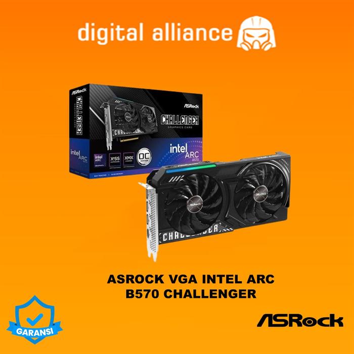 Promo ASROCK VGA INTEL ARC B570 CHALLENGER 10GB GDDR6 OC 2Y Cicil 0% 3x ...