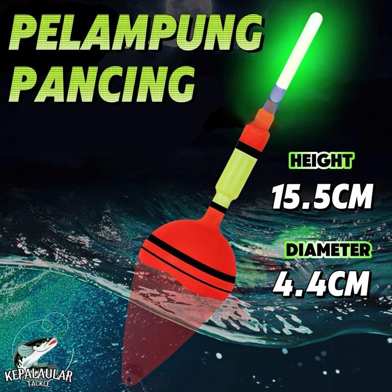 KUS TACKLE【FT024】1pcs 15.5cm/65g Pelampung Pancing Big Belly - TikTok ...
