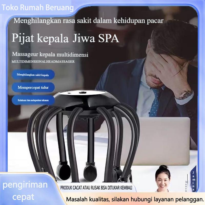 Alat Pijat Listrik Gurita Getaran Relaksasi Kulit Kepala Menggaruk ...