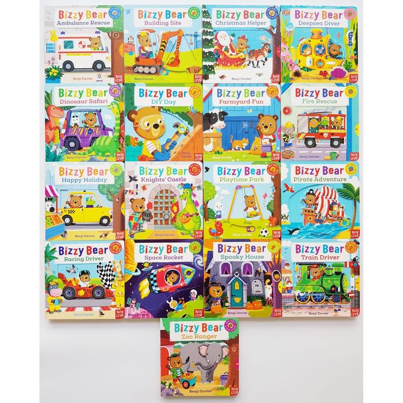 Bizzy Bear Series Interactive Board Books for Toddlers - TikTok Shop Singapore
