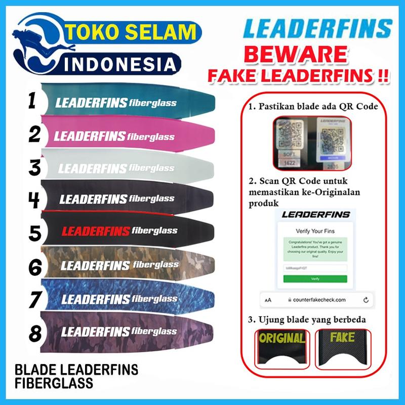 Stereoblade Blade Only Long Fin Leaderfins Fiberglass Pink Blue - Shop ...