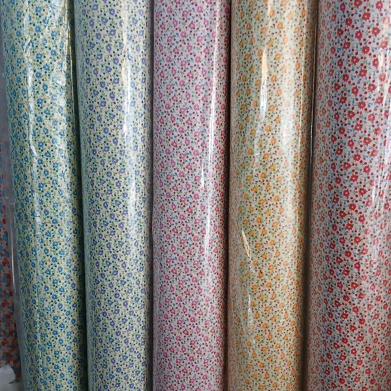 KAIN COTTON TETRON CORAK BUNGA 48INCI/FABRIC COTTON READY STOCK ...